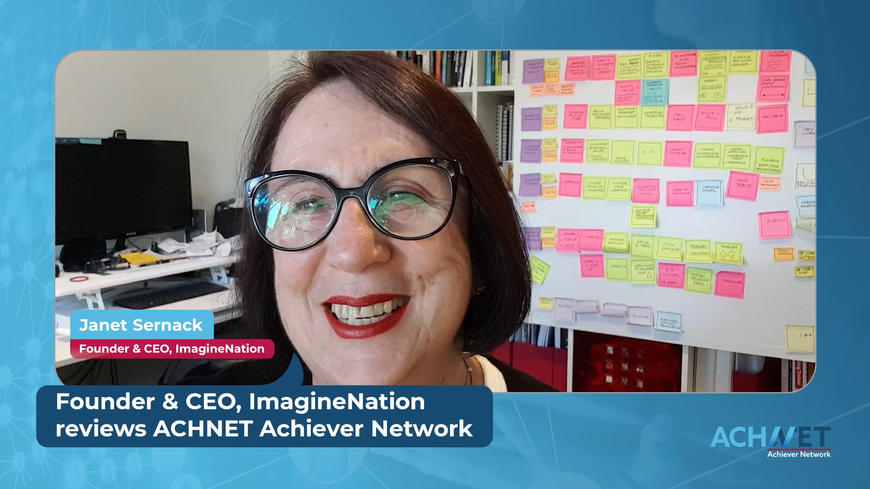 Coach Janet Sernack shares her positive experience about ACHNET
